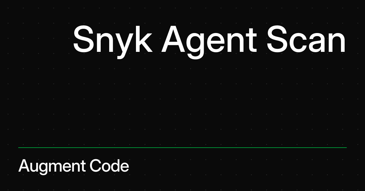 Snyk Agent Scan by snyk | AI Agent Security Scanning